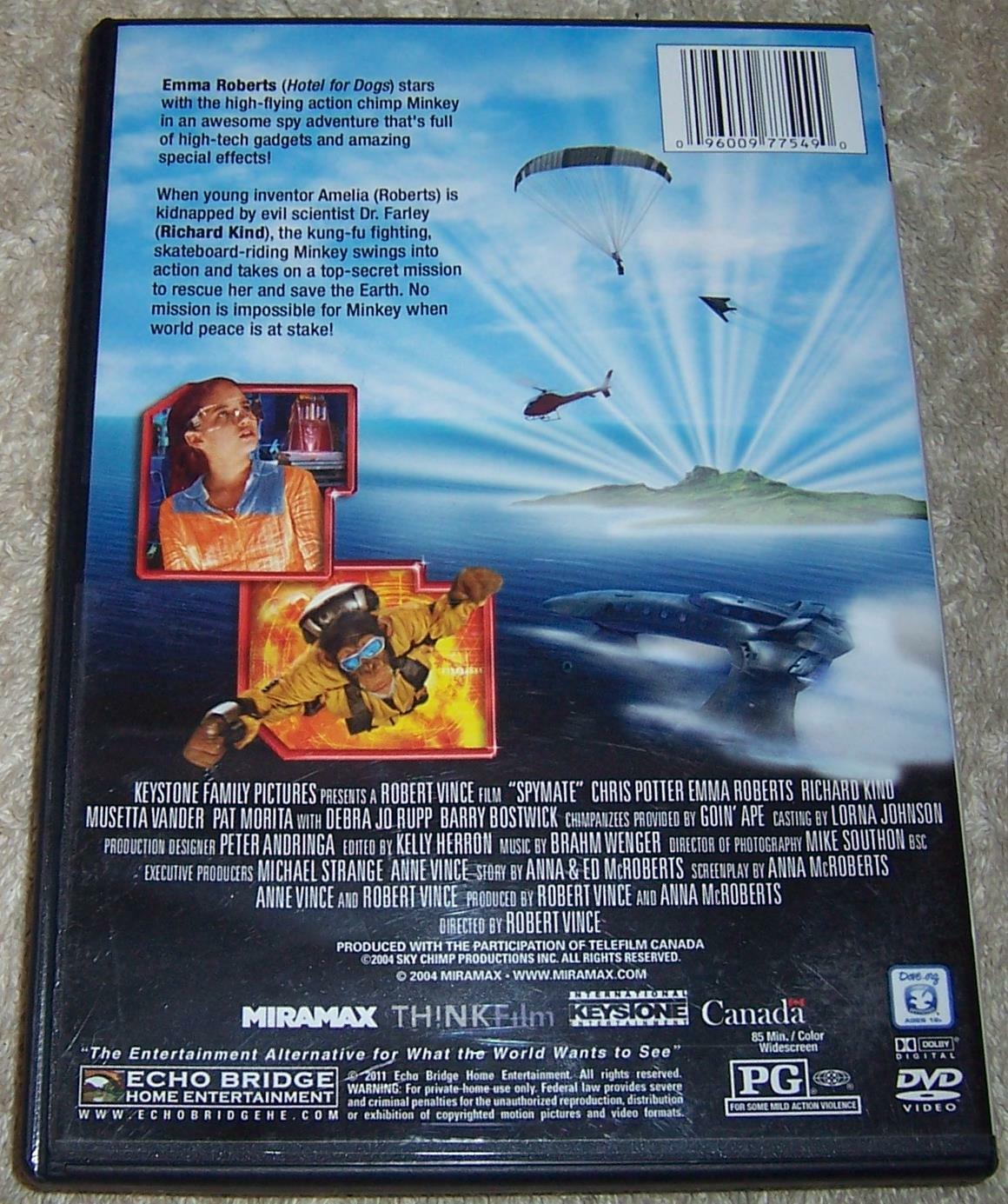 Spymate DVD Emma Roberts 96009775490 | eBay