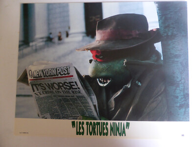 tortue ninja turtles lobby card 1990 french Teenage Mutant Ninja ...