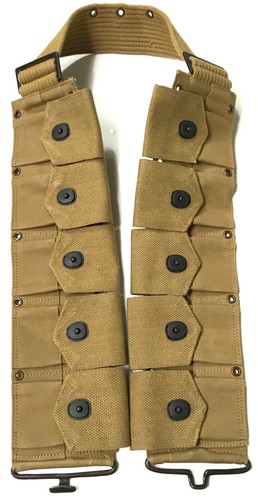 WWI WWII US M1910 M1917 M1903 RIFLE 10 POCKET COMBAT FIELD EQUIPMENT ...
