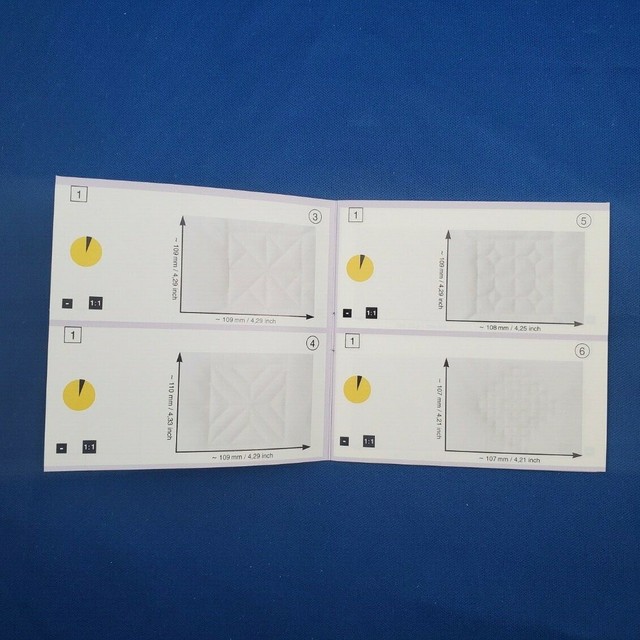 PFAFF Creative Quilt Embroidery Designs Card #50 for 7570 2140 2160 ...