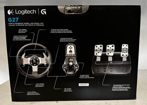 Logitech G27 Racing Wheel - Black for sale online | eBay