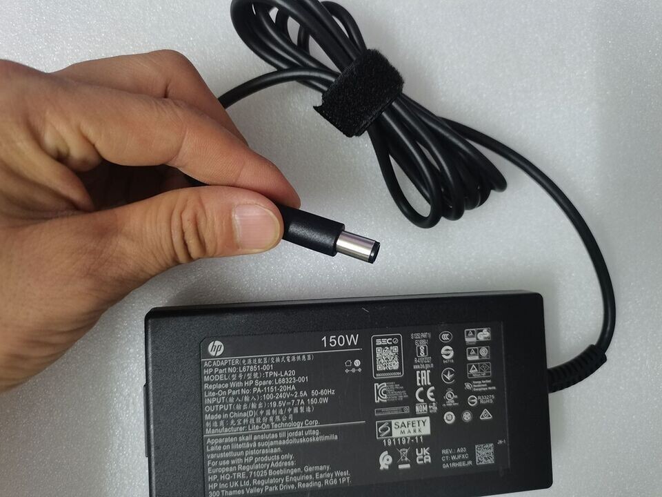 Original 19.5V 7.7A TPN-LA20 L67851-001 for HP Pav 24-ca1234 AIO PC ...