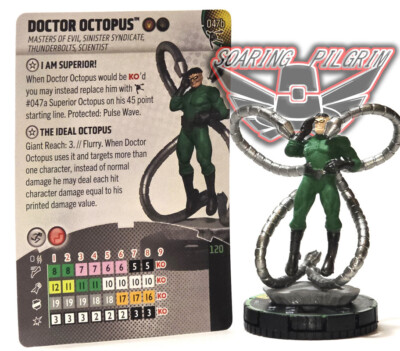 Marvel Heroclix DOCTOR OCTOPUS - 047b - PRIME SUPER RARE Spider-Verse ...