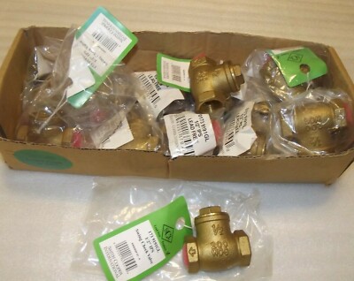 Lot of 14 NEW SMITH COOPER 1/2" IPS BRASS SWING CHECK VALVES 200 WOG ...
