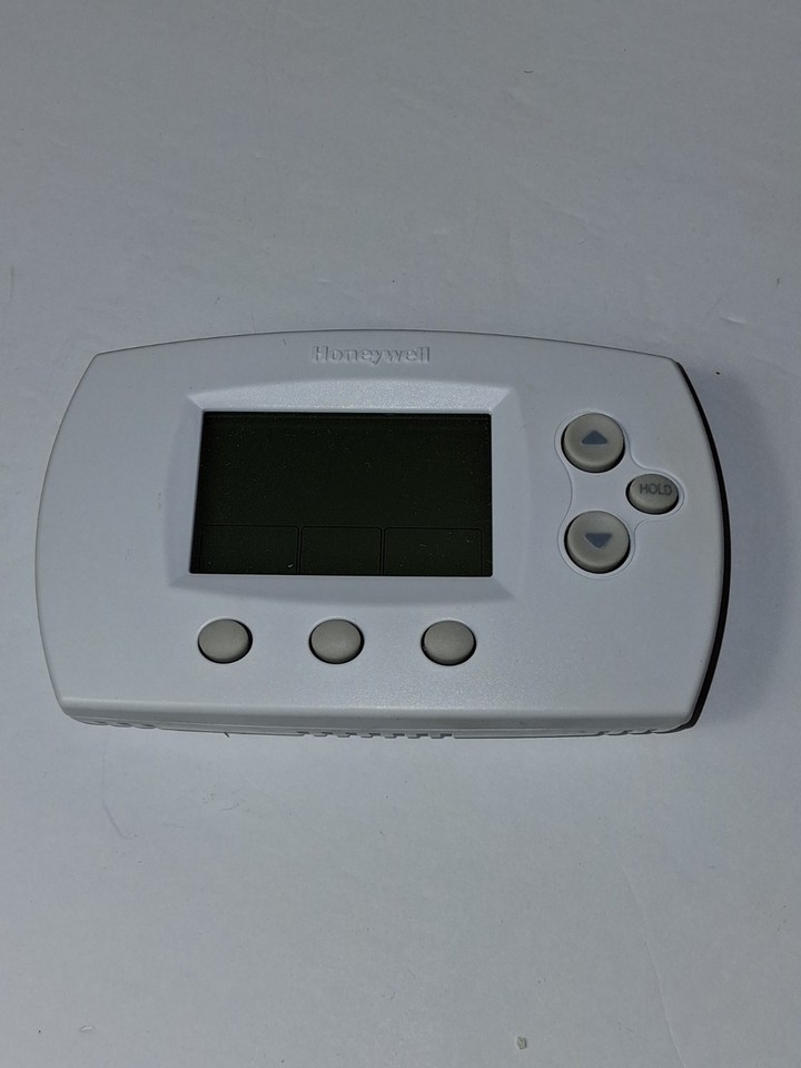 Honeywell Programmable Digital Thermostat Push Button White Wall ...