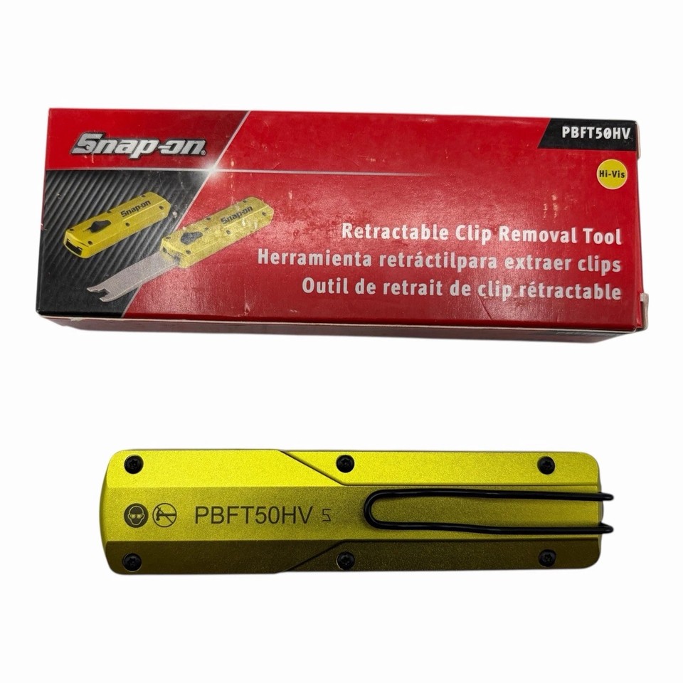 SNAP ON TOOLS USA HI VIZ OTF Out The Front Retractable Clip Removal ...