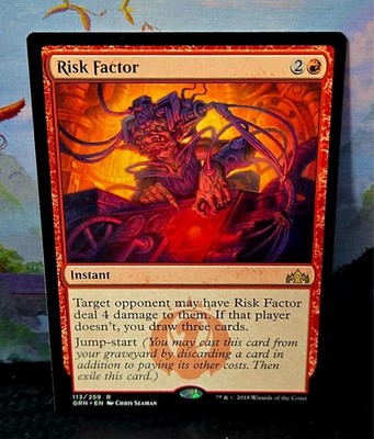 magic the gathering - Risk Factor - Instant - Red - Mountain | eBay