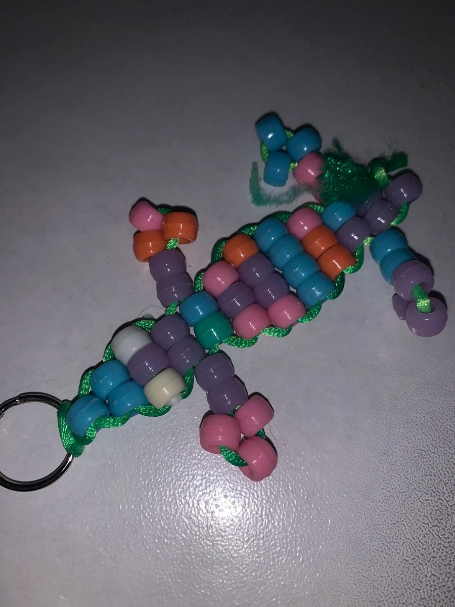 Beaded Lizard Keychain