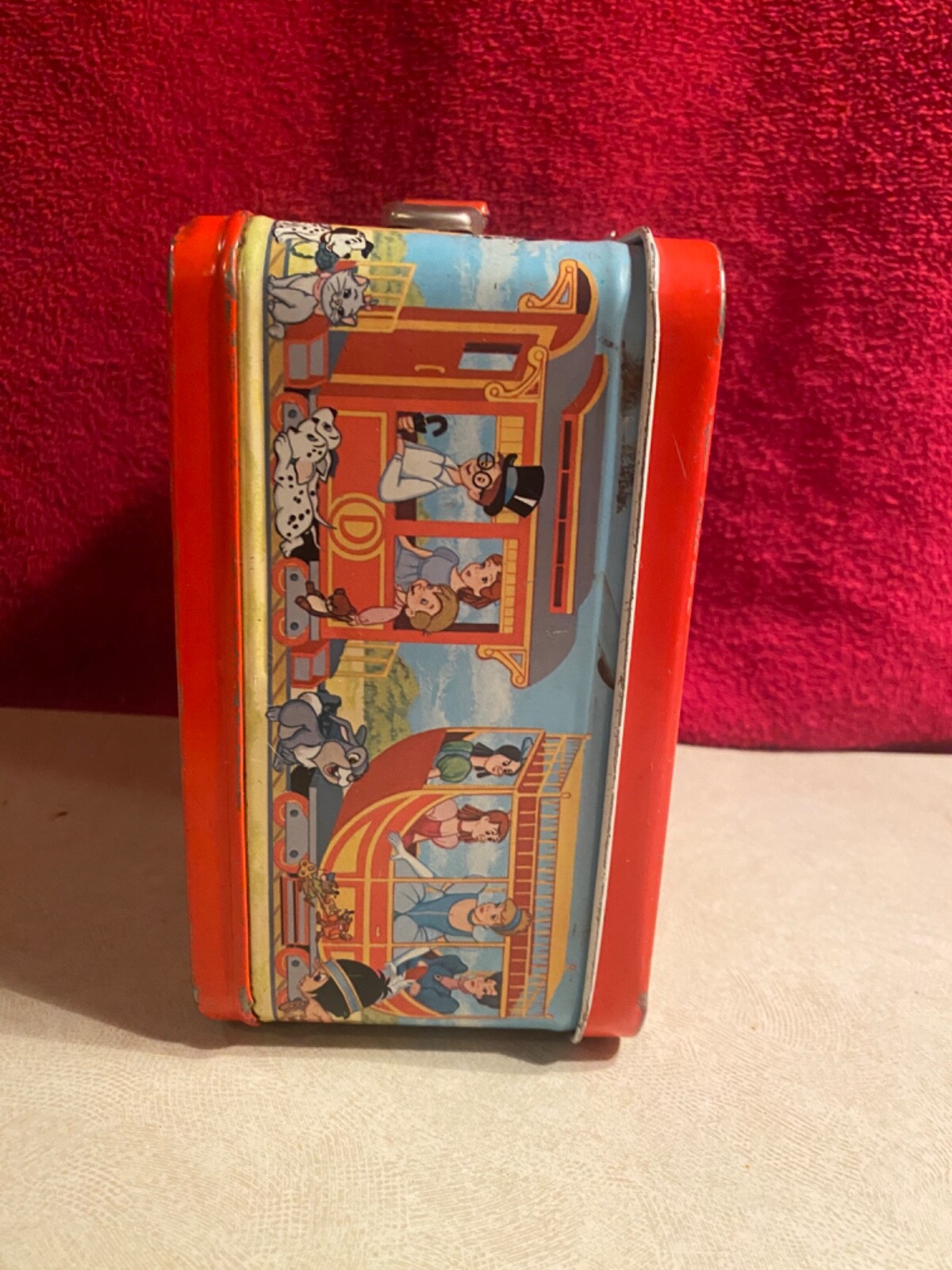 VINTAGE 70'S DISNEY EXPRESS METAL LUNCH BOX WITH THERMOS ALLADIN ~~~ | eBay