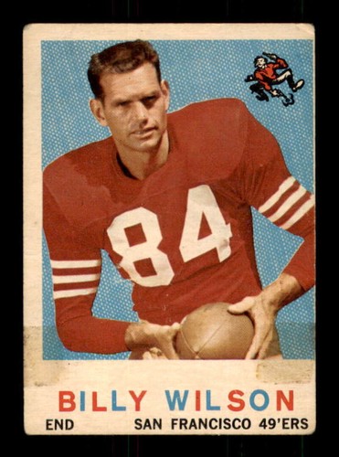 1959 Topps #148 Billy Wilson FAIR 49ers 540425 | eBay