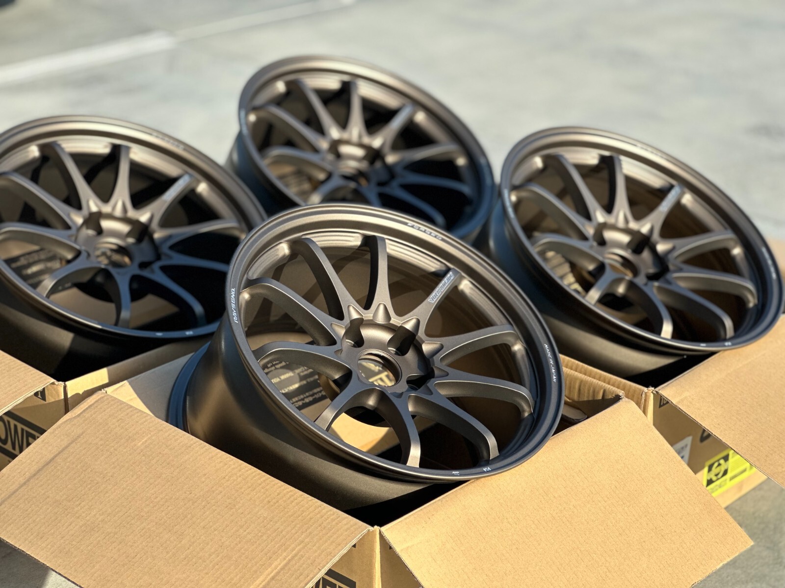 18x9.5 +22 5x114.3 Volk Racing CE28N-Plus 10 Spoke Forged Aluminum ...