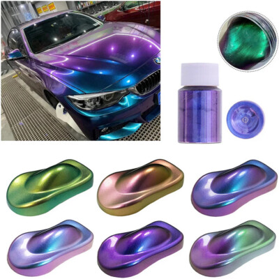 10g Chameleon Color Changing Pearl Powder For Bicycle Auto Car Paint ...