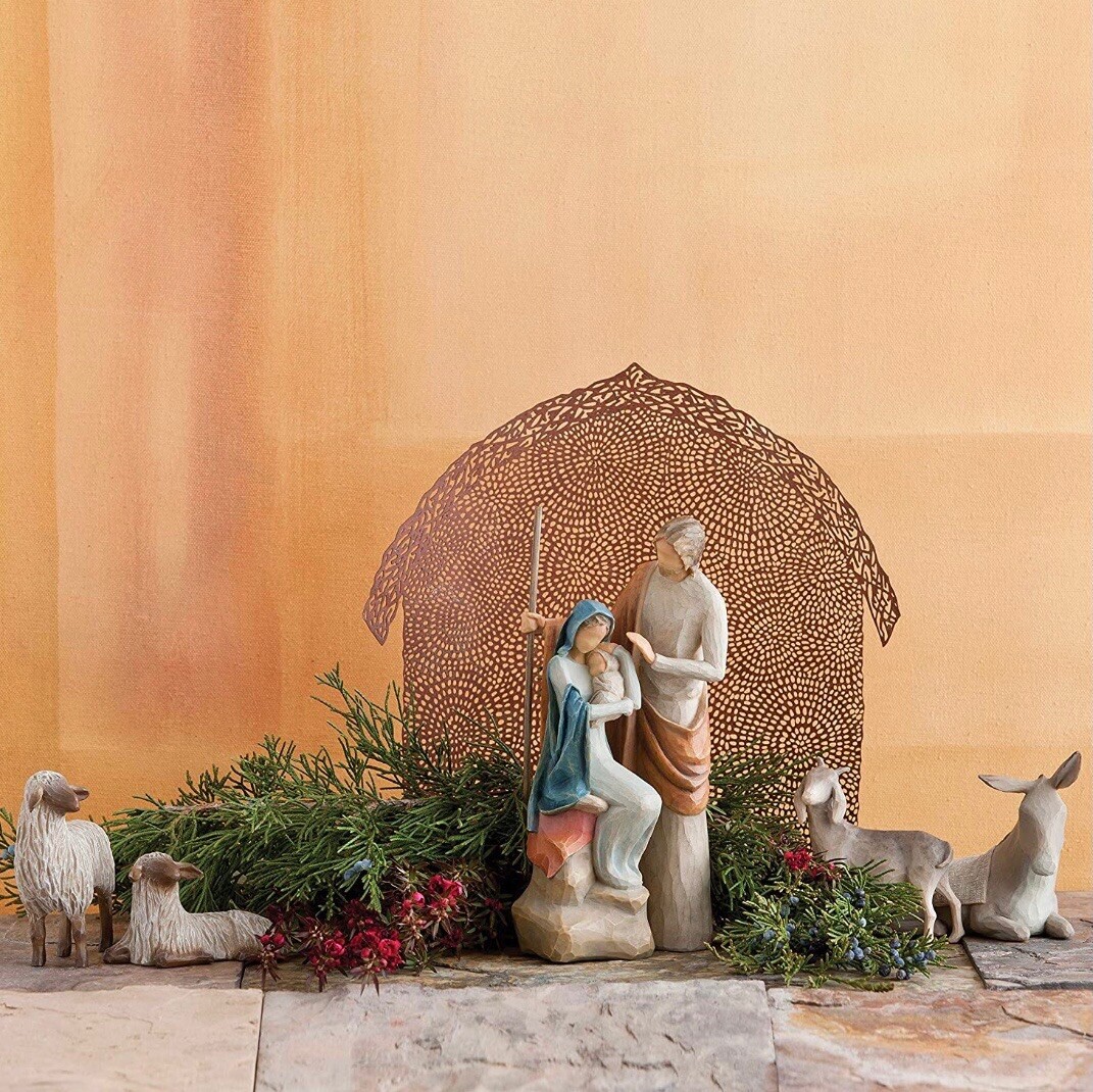THE CHRISTMAS STORY FIGURE SCULPTURE HAND PAINTING WILLOW TREE ONLY ...