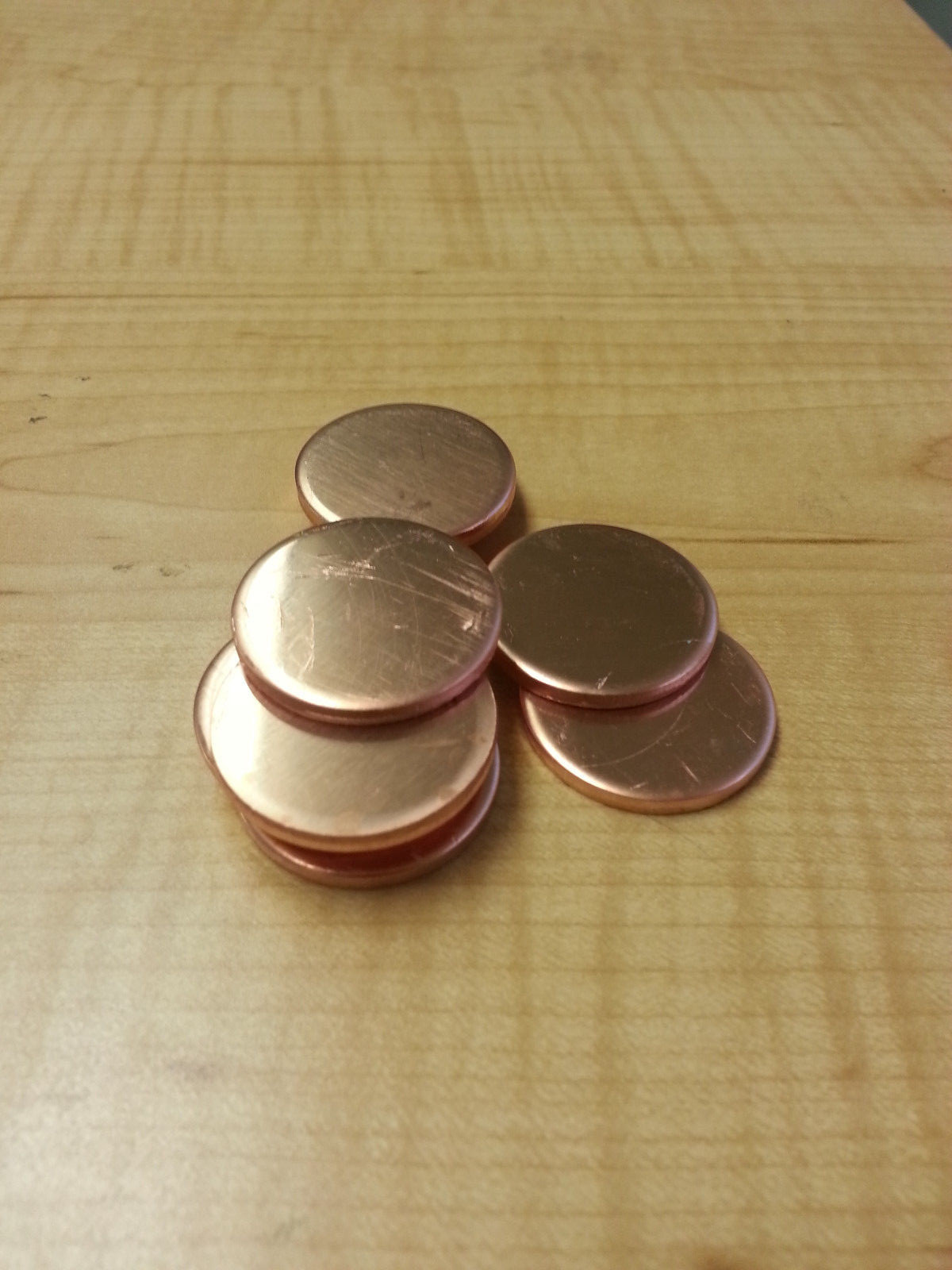 24 Gauge 1 1/4" Copper Discs (Lot of 100) | eBay