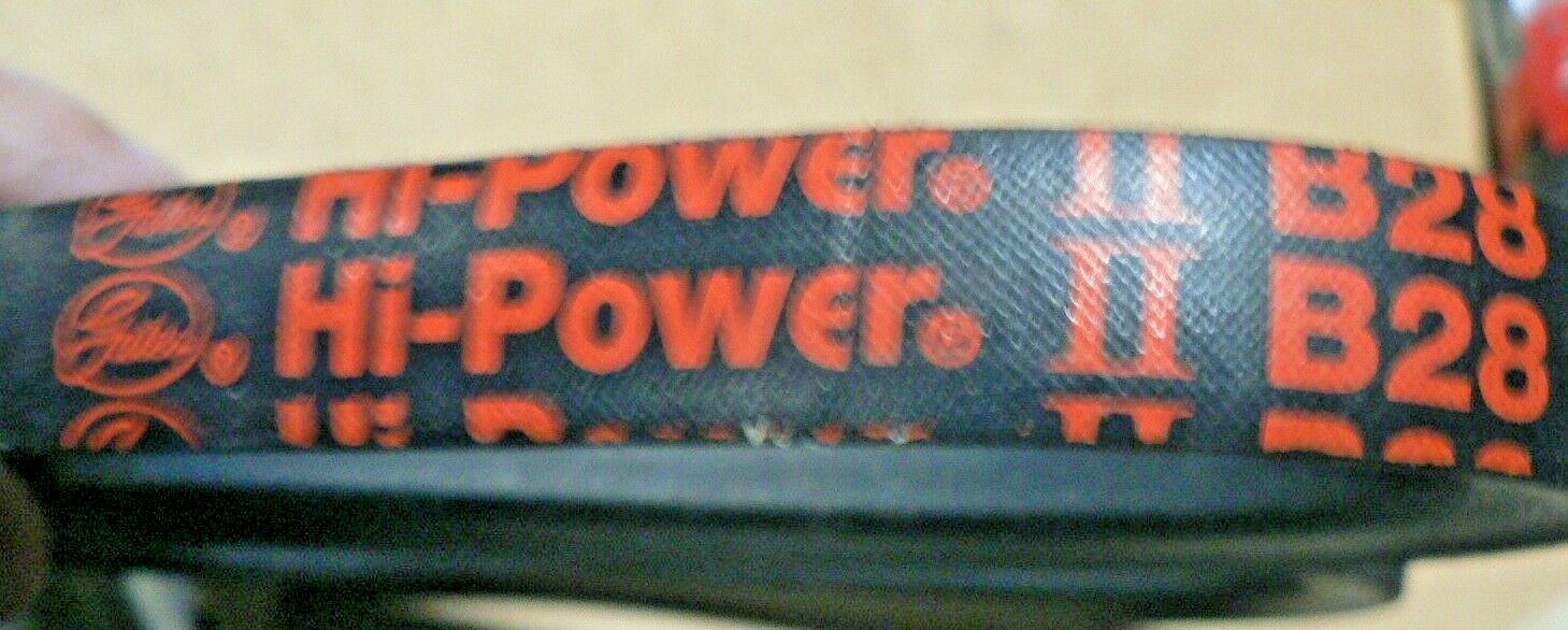 GATES HI-POWER V-BELT B28-2 | eBay