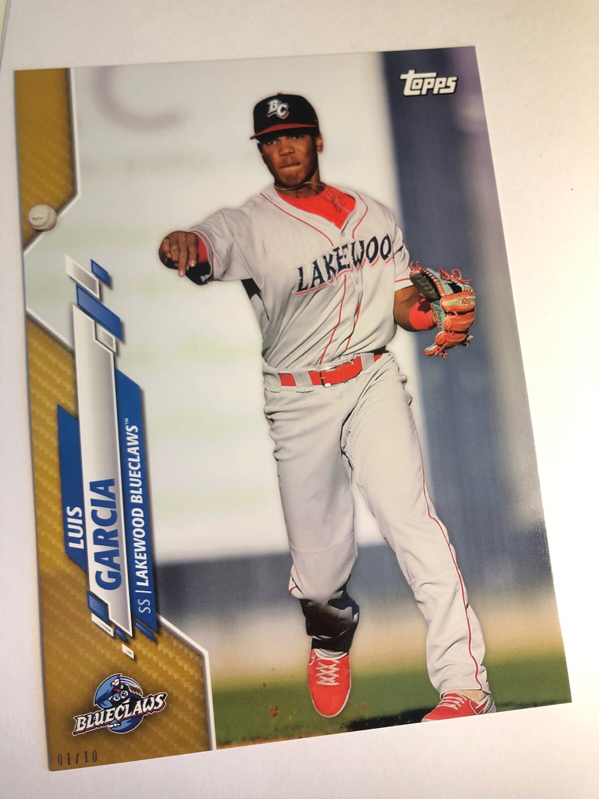 2020 Topps Pro Debut Jumbo 5x7 Luis Garcia BlueClaws PD113 01/10 | eBay