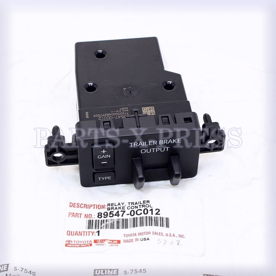 89547-0C012 OEM GENUINE TOYOTA TUNDRA INSTRUMENT PANEL TRAILER BRAKE ...