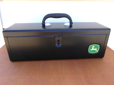 John Deere Tractor Tool Box With Tool Tray Insert ~ Heavy Durable Steel ...