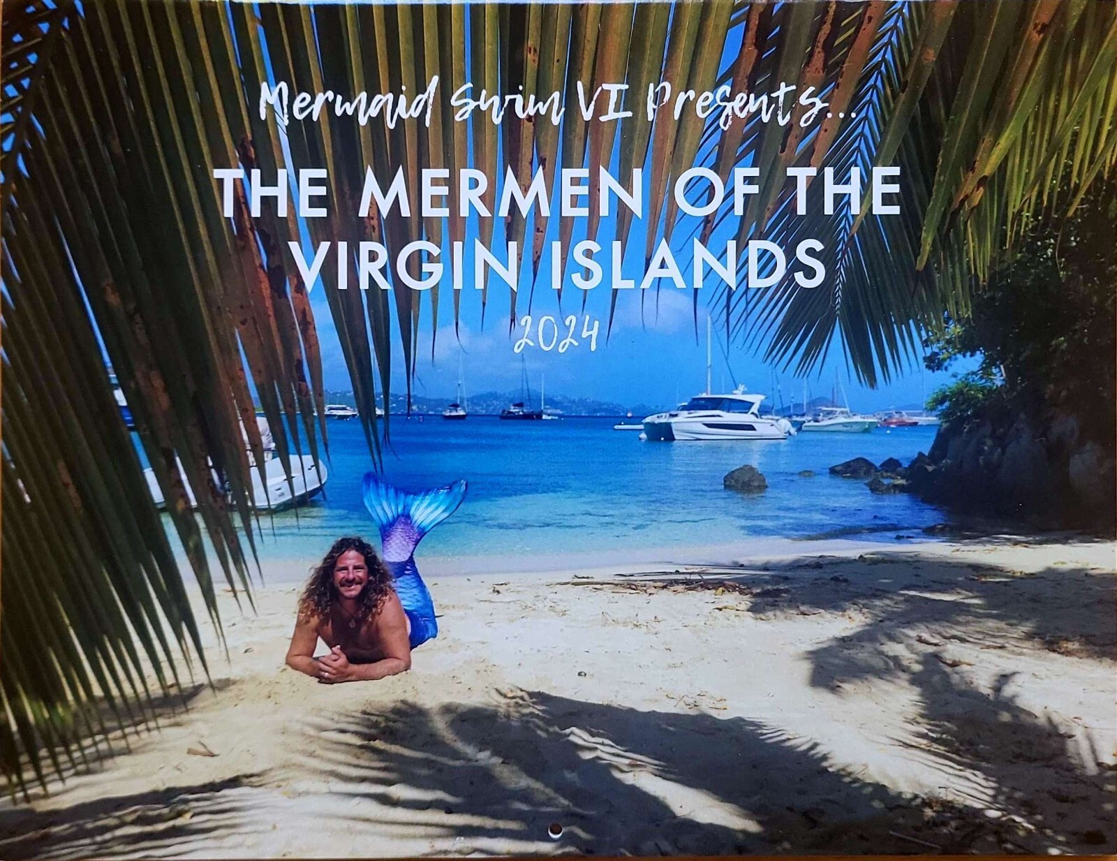 2024 St John Virgin Islands Merman Mermaid Calendar | eBay