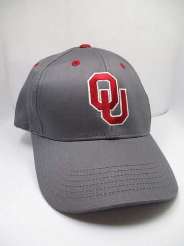 Oklahoma Sooners Cap / Hat University Gray Adjustable OU Captivating ...