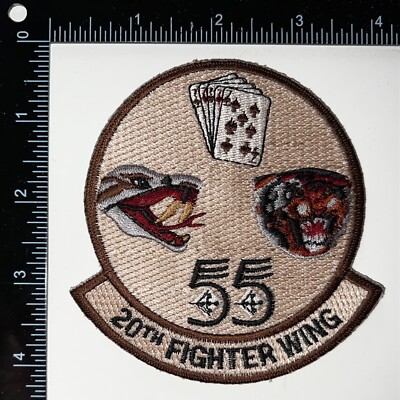OIF OEF USAF 20th Fighter Wing 55th Squadron Desert Patch | eBay