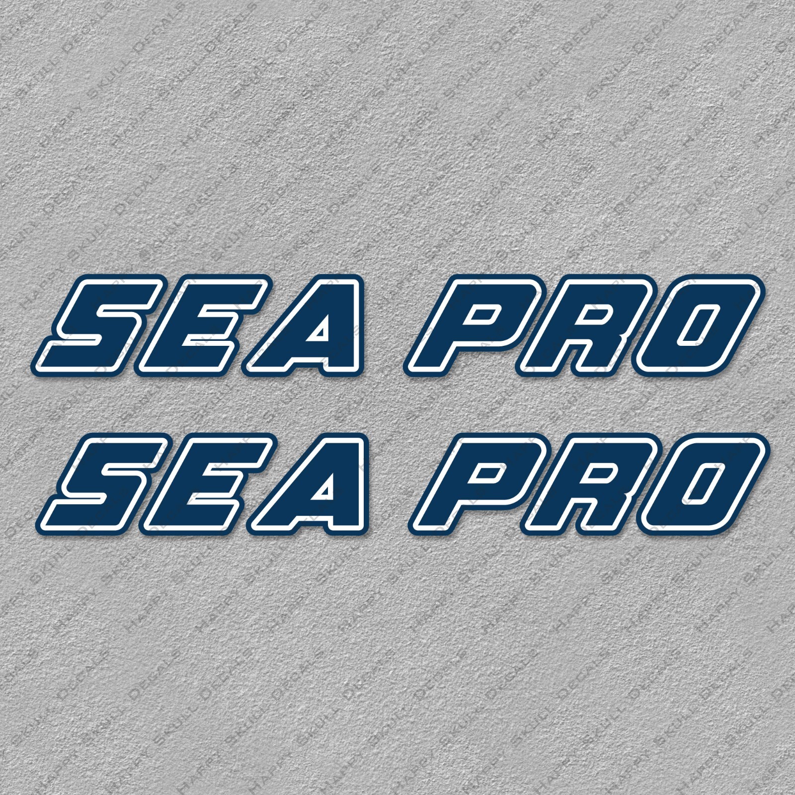SEA PRO BOAT LOGO DECALS STICKERS Set of 2 36" LONG | eBay