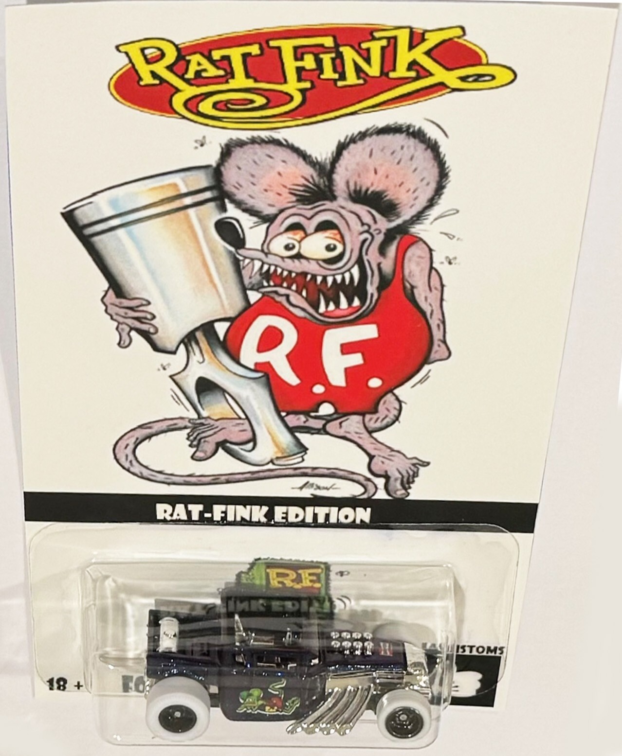 Bone Shaker Custom Hot Wheels Rat Fink Series w/ Real Riders * | eBay