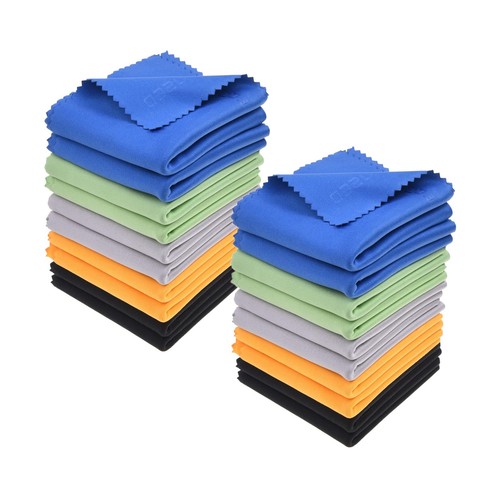 Microfiber Cleaning Cloth - 12x12 Inch Microfiber Cloth - Pack of 20 ...