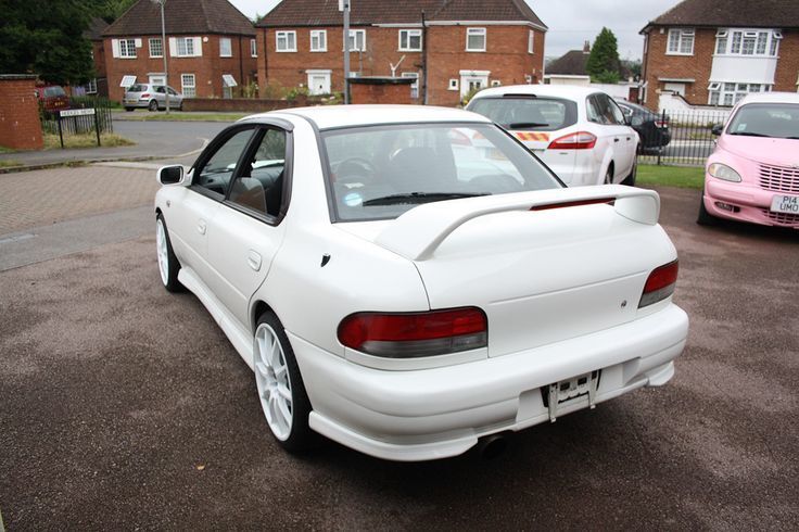 JDM SUBARU IMPREZA GC8 Genuine Rear Wing Spoiler WRX STI White Used | eBay