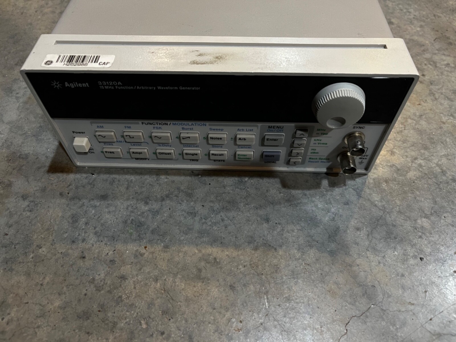 Agilent 33120A 15 MHz Function / Arbitrary Waveform Generator – Cuisine ...