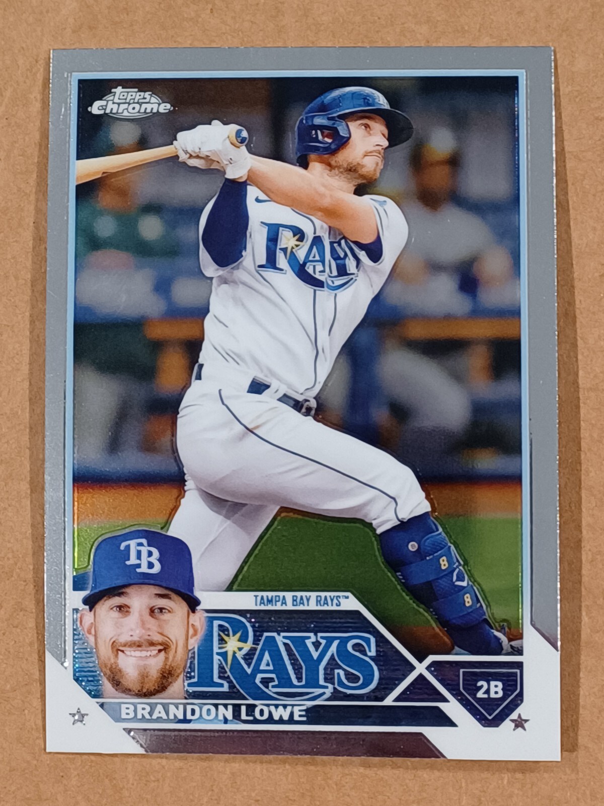 2023 Topps Chrome #208 Brandon Lowe Baseball Tampa Bay Rays | eBay