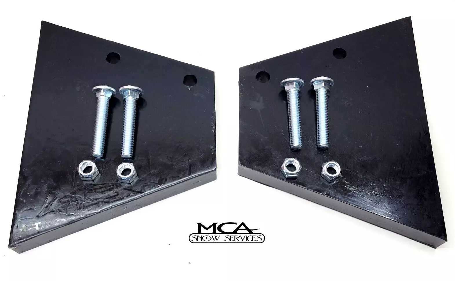 WESTERN SNOW PLOW STRAIGHT BLADE (2) EDGES FOR WING EXTENSION PRO PUS ...