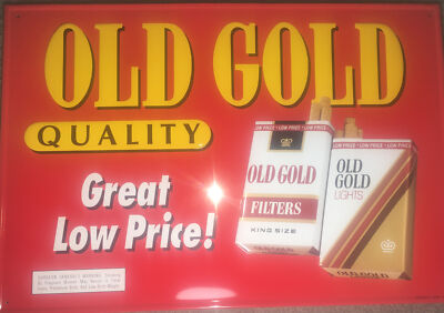 Vintage Old Gold Cigarette Sign 25x17in Great Condition | eBay