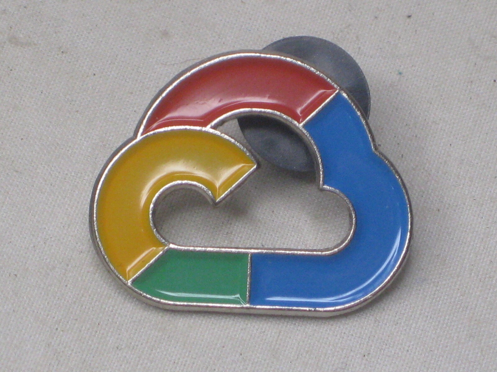 1 Google Cloud Partner metal enamel lapel hat pin tie tack Internet ...