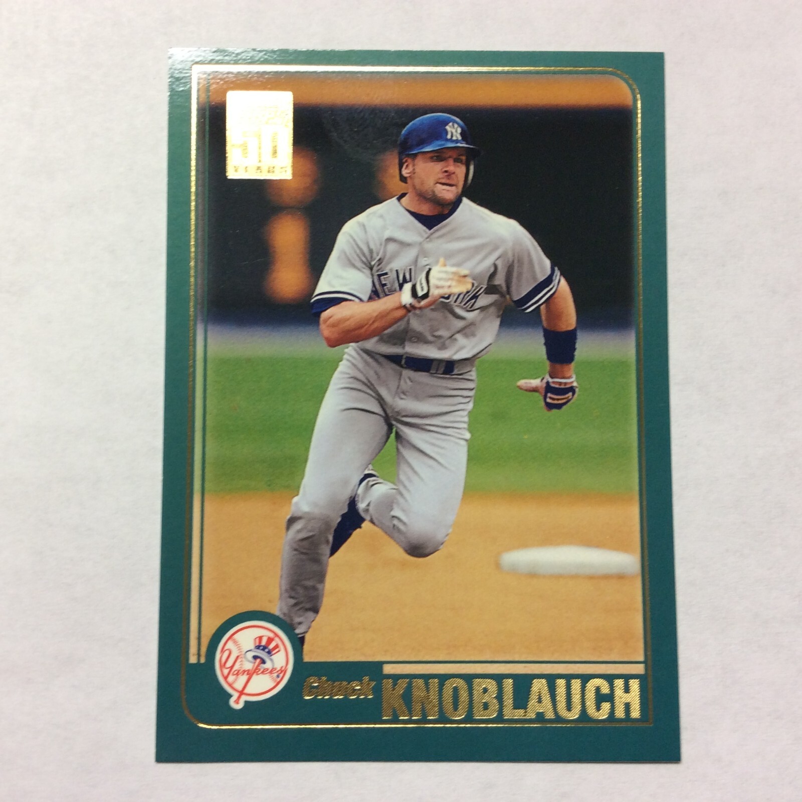 2001 Topps Baseball #154 Chuck Knoblauch New York Yankees | eBay