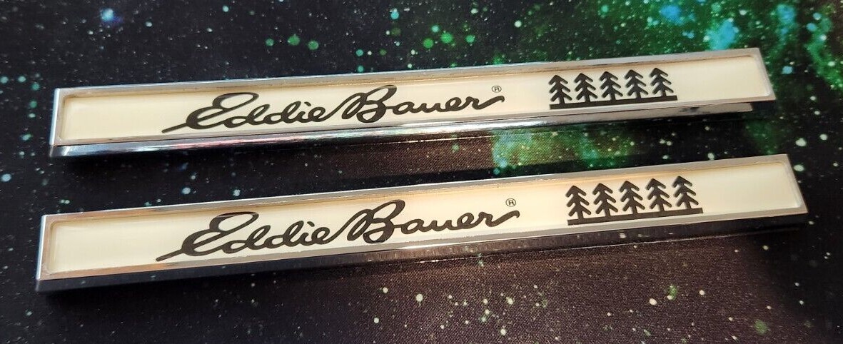 NEW 87-91 Bronco Fender Badge Emblems (Eddie Bauer, Silver Anniversary ...