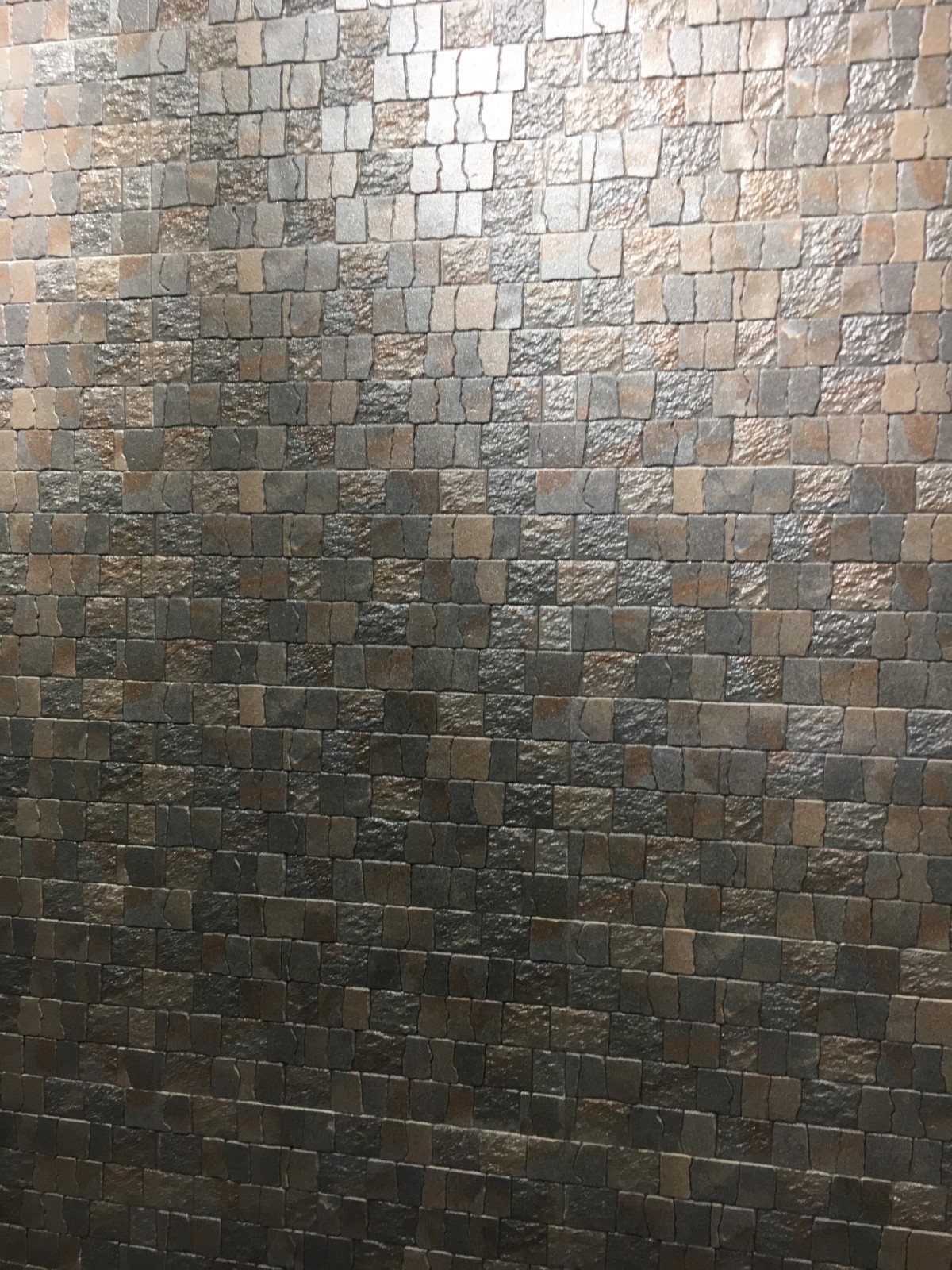 * CUT SAMPLE Spectra Stone Effect Modern Decor Feature 3D Ceramic Wall ...