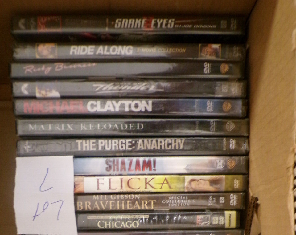 NEW SEALED LOT #7 25 dvd lot MIX COMEDY ACTION free advantage s&h ...