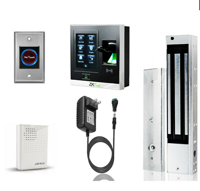 Kit Door Access Control System Biometric Fingerprint zkteco, 600lb ZK ...