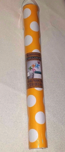 Recollections Craft It Paper Roll, 14 in x 20 ft - GOLD w/LARGE DOTS | eBay