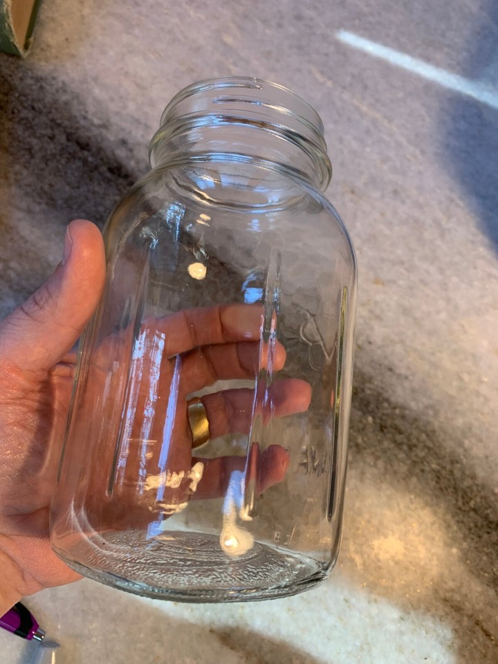 RARE BALL Mason Jar MISPRINT / MISPRINTED / ERROR "B" Letter only, Holy ...