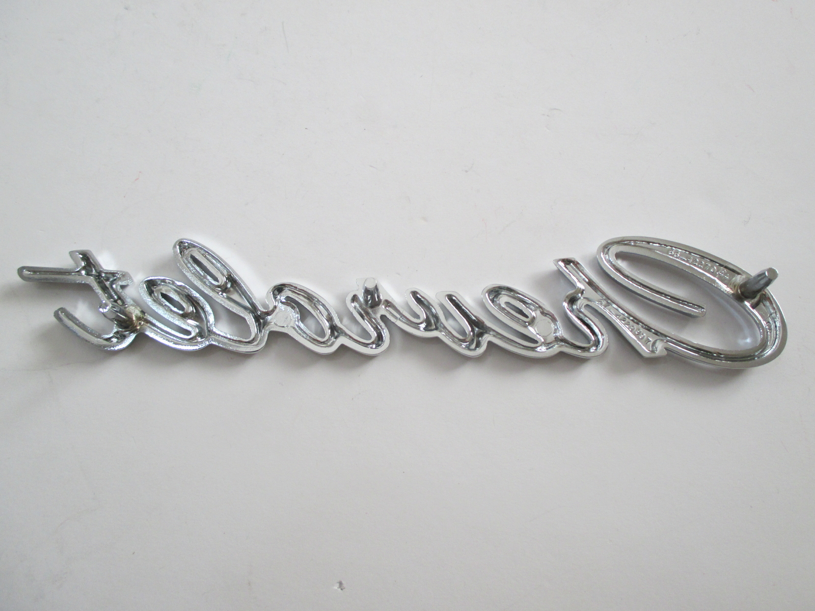 66 68 CHEVROLET SCRIPT BOOT BADGE 1966 1968 NEW CHEV BELAIR IMPALA ...