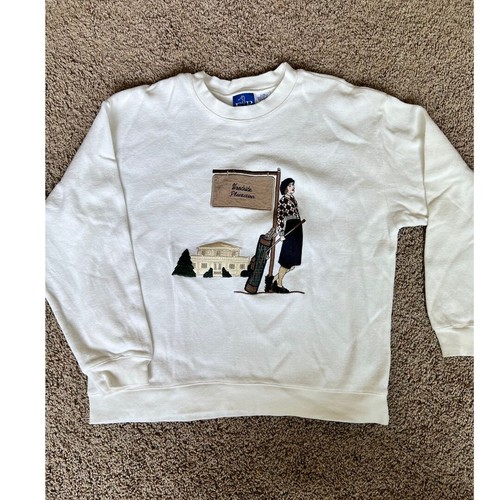 Vintage Womens EP Pro White Golf Cardigan Sweater Large Women Golfer ...