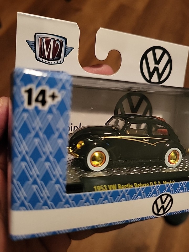M2 Machines 1/64 1953 VOLKSWAGEN BEETLE USA Diecast Model Car -CHASE ...