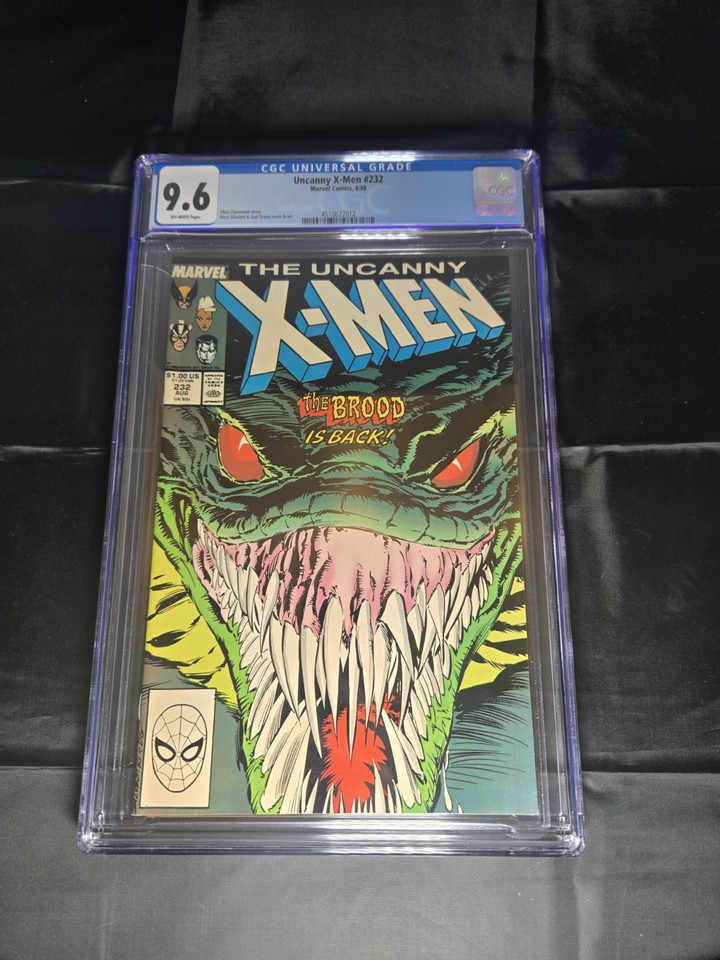 UNCANNY X MEN #232 CGC 9.6 1988 BROOD APPEARANCE | eBay