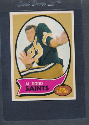 1970 Topps #123 Al Dodd Saints NM *8838 | eBay