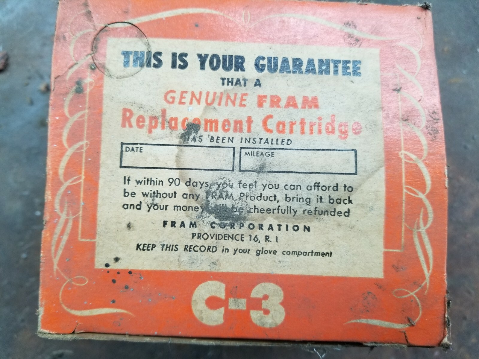 Fram C3 - cross reference oil filters | oilfilter-crossreference.com