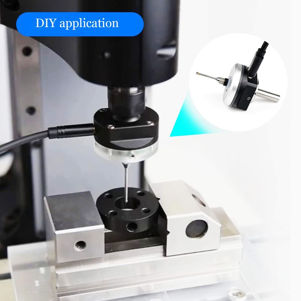 CNC 3D Touch Probe Edge Finder,V5 NPN 3D Edge Finder to Find Desktop ...
