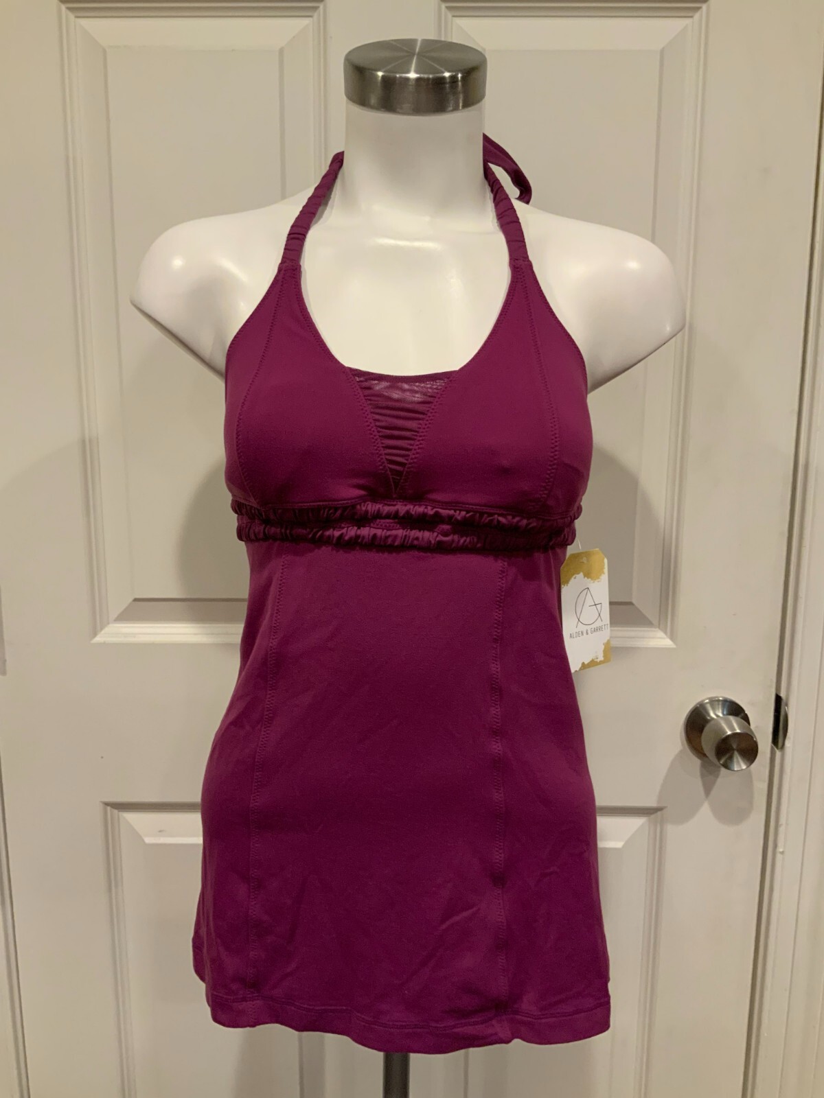 Lululemon Purple Halter Neck "Dignity" Athletic Tank … - Gem