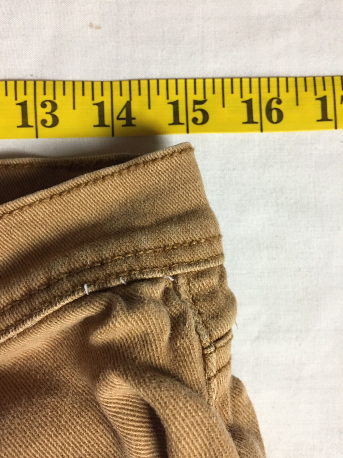 True Rock Men's Thrillered Out Tan Ripped Jeans Size … - Gem